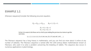 Sequence formulas direct and recursive | PPTX