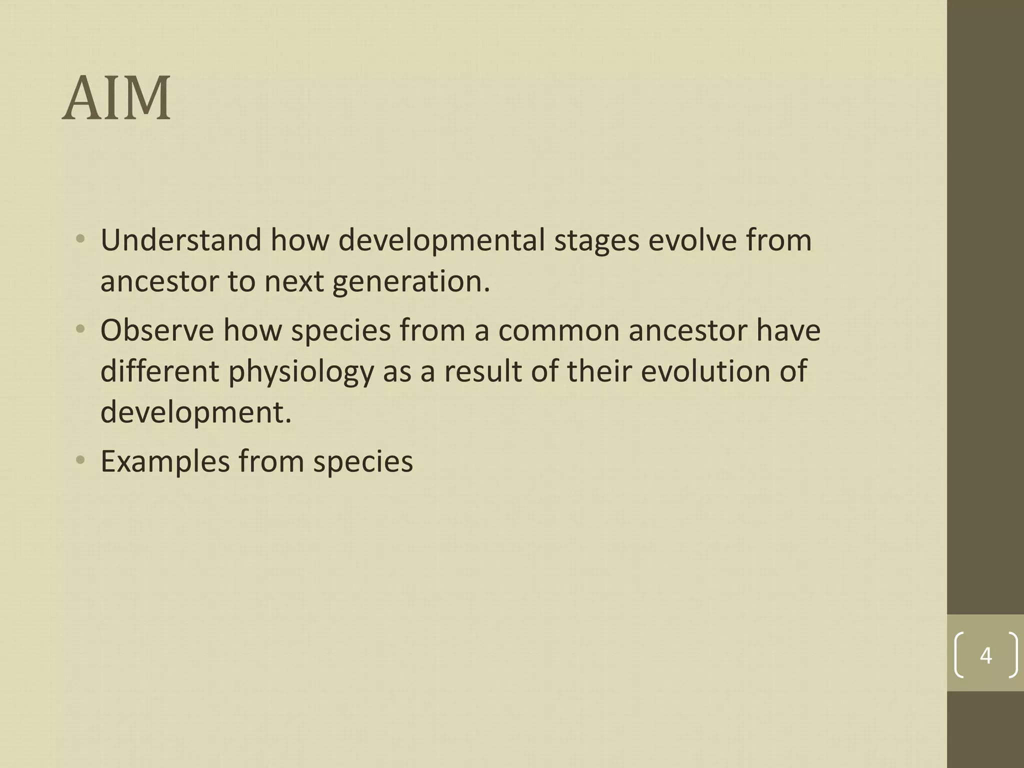 Heterochrony: Evolution vs Development | PPTX