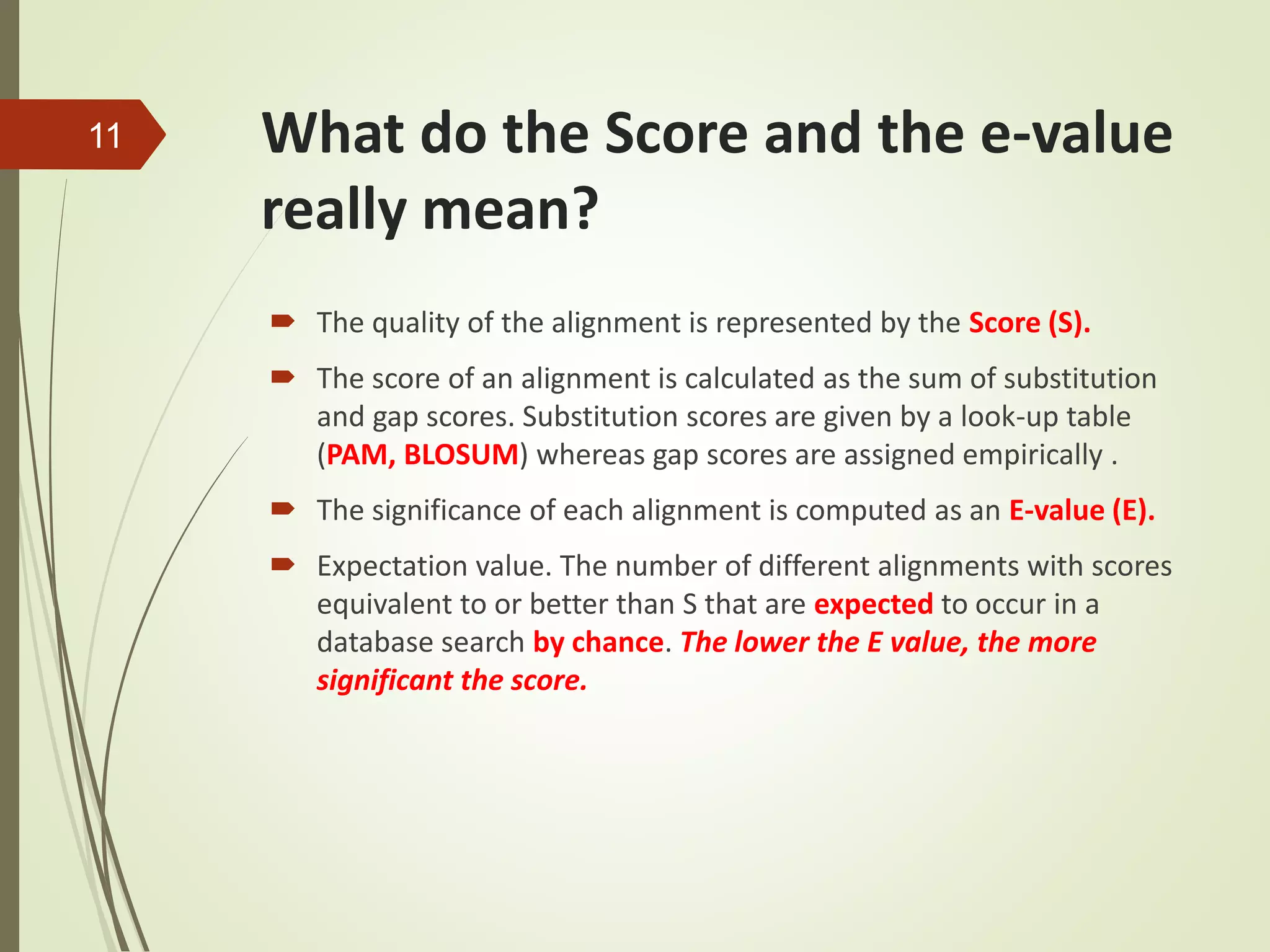 Sequence homology search and multiple sequence alignment(1) | PPTX