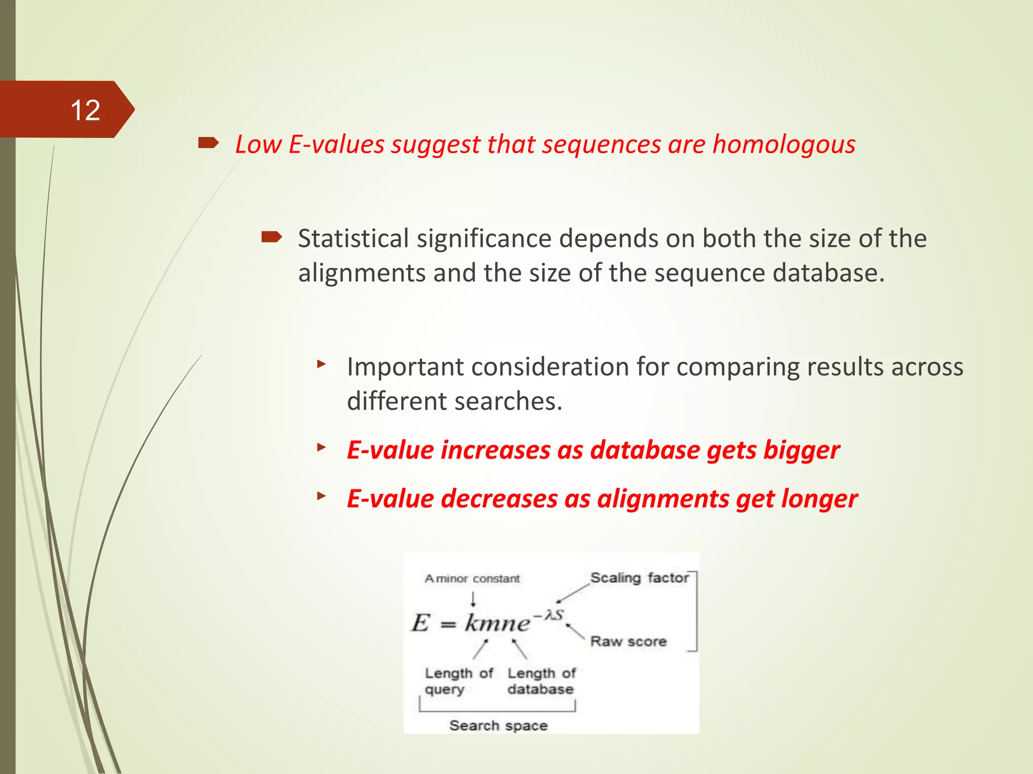 Sequence homology search and multiple sequence alignment(1) | PPTX