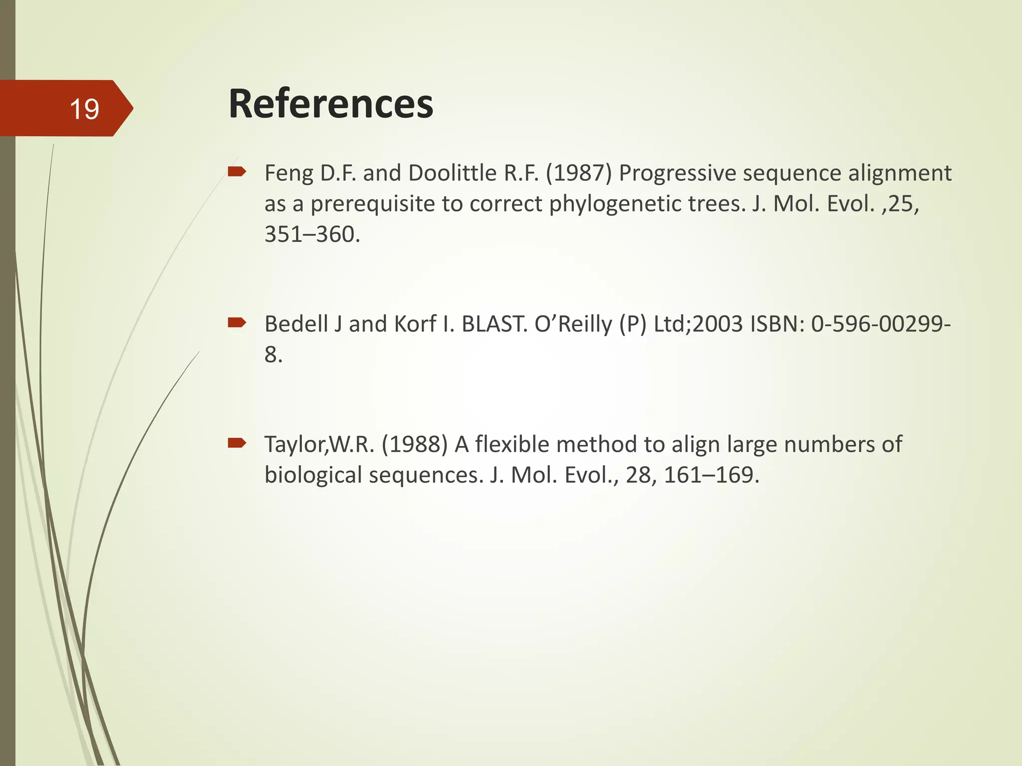 Sequence homology search and multiple sequence alignment(1) | PPTX