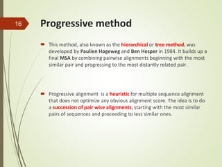 Sequence homology search and multiple sequence alignment(1) | PPTX