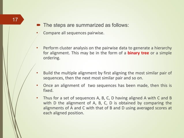 Sequence homology search and multiple sequence alignment(1) | PPTX
