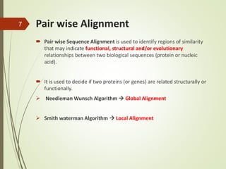 Sequence homology search and multiple sequence alignment(1) | PPTX