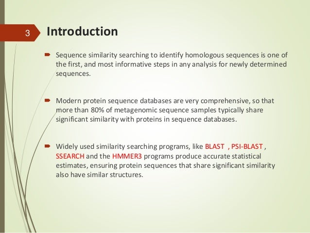 Sequence Homology Search And Multiple Sequence Alignment 1