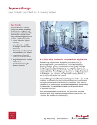 Sequence manager | PDF