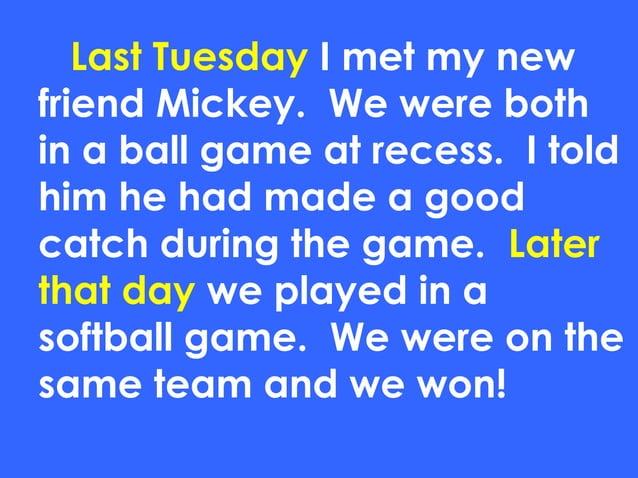Sequence of events | PPT