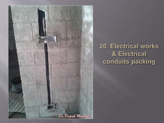Sequence of general works of building construction | PPTX
