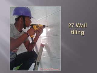 Sequence of general works of building construction | PPTX