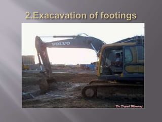 Sequence of general works of building construction | PPTX