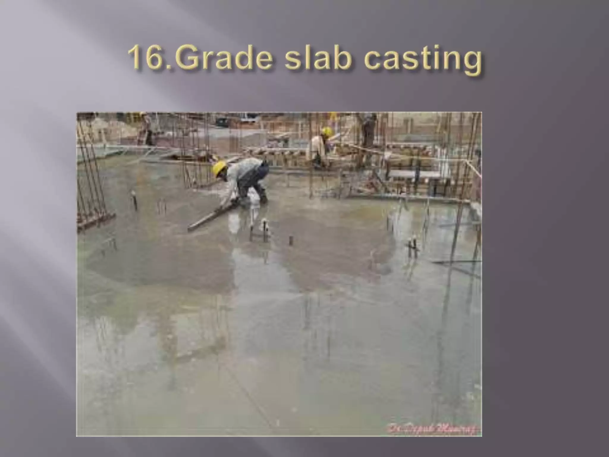 Sequence of general works of building construction | PPTX