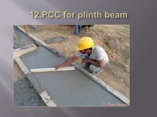 Sequence of general works of building construction | PPTX