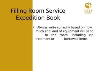 Sequence of Room Service..............pptx