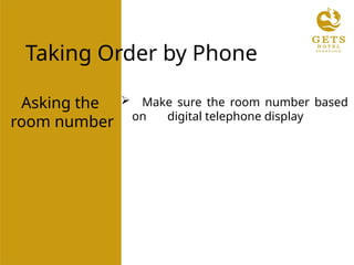 Sequence of Room Service..............pptx