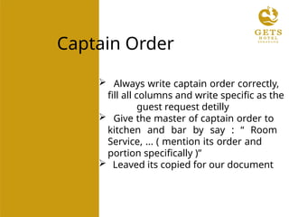 Sequence of Room Service..............pptx
