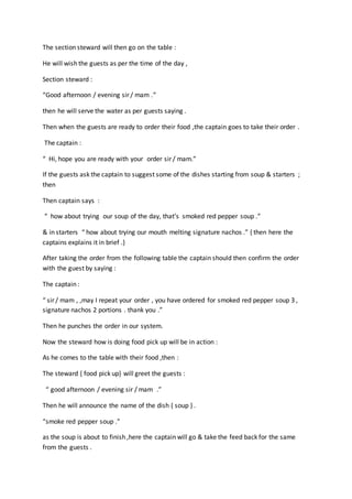 Sequence of service | DOCX