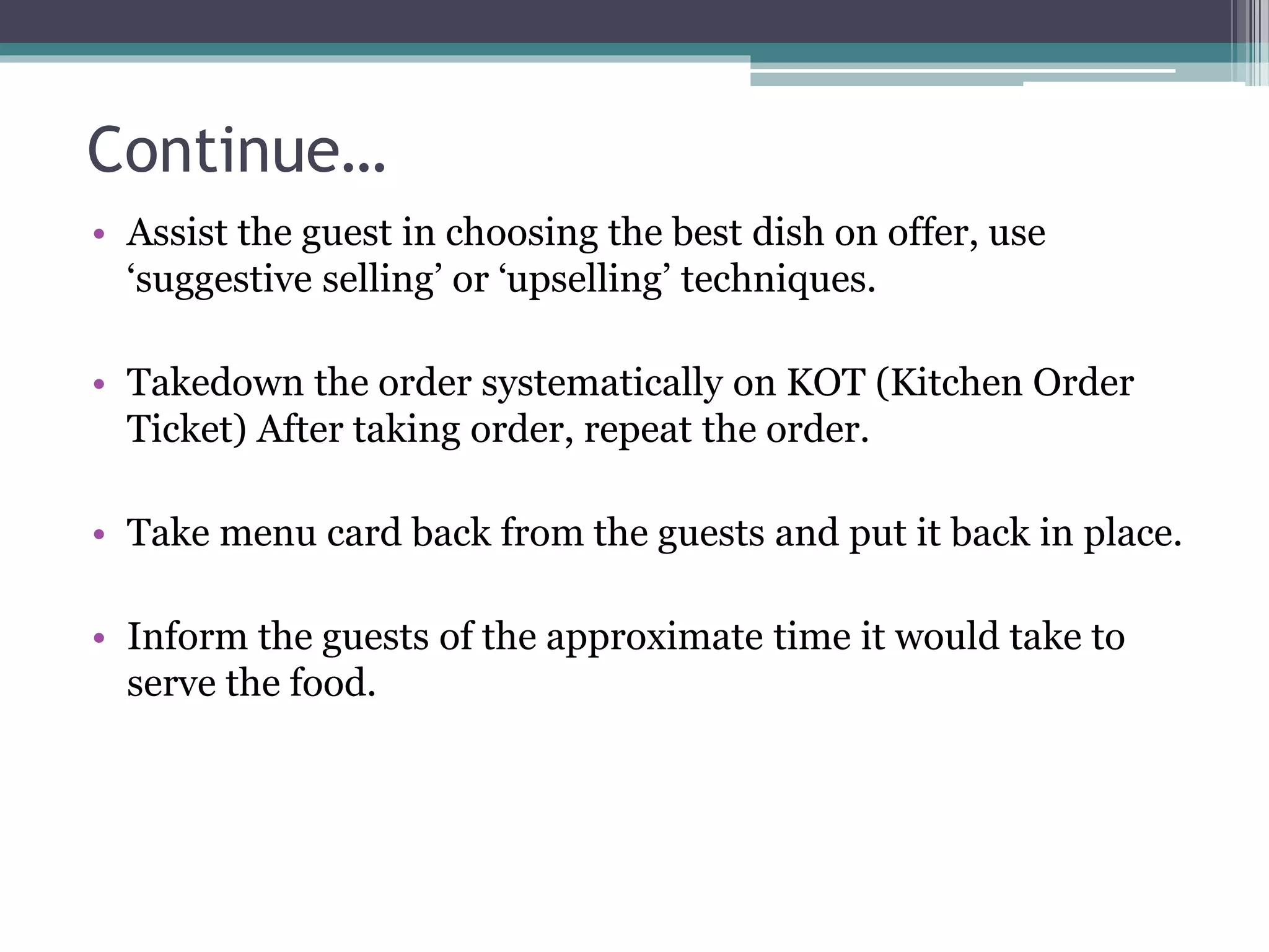 SEQUENCE OF SERVICE IN RESTAURANT.pptx