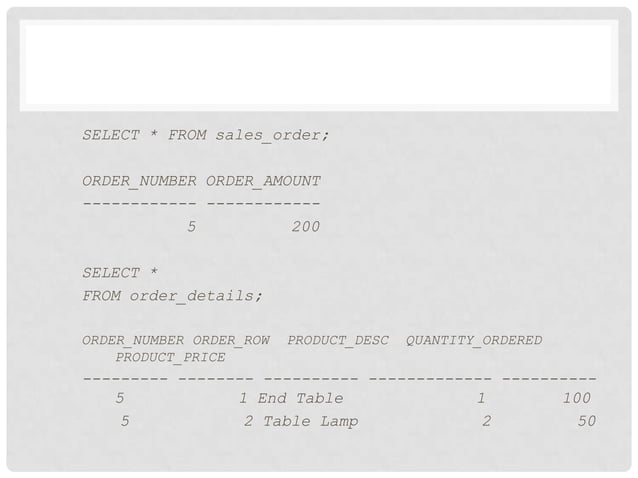 Oracle Database Sequence | PPT