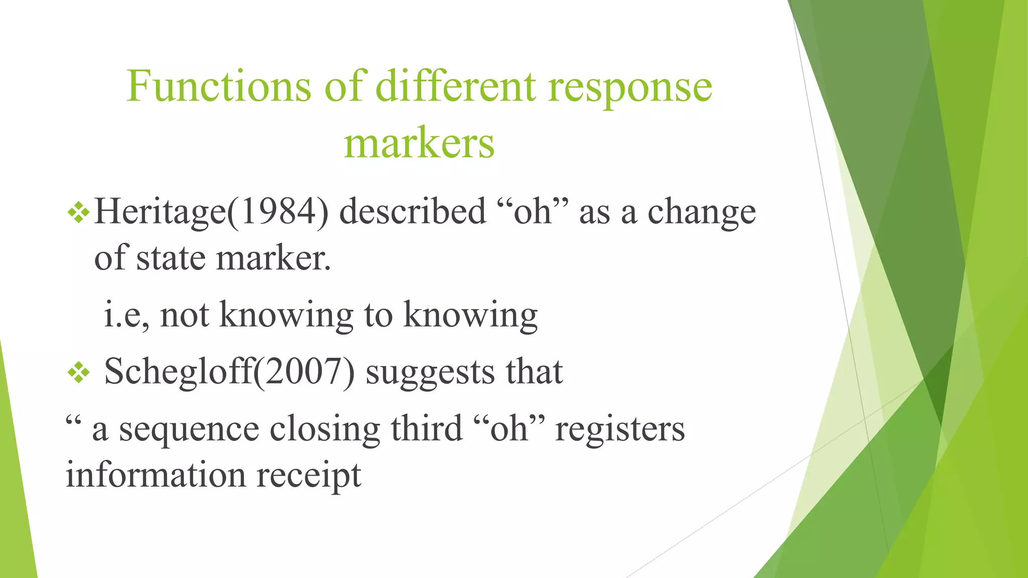 Sequence organization in conversation analysis | PPTX