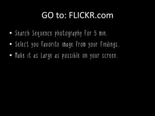 High School Multiple Exposure/Sequence Photography Lesson | PDF