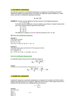 Sequences | PDF