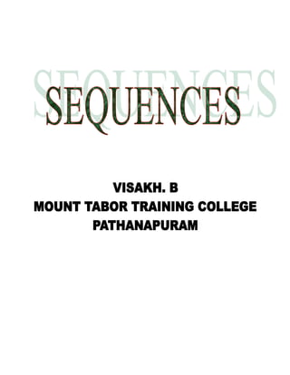 Sequences | PDF