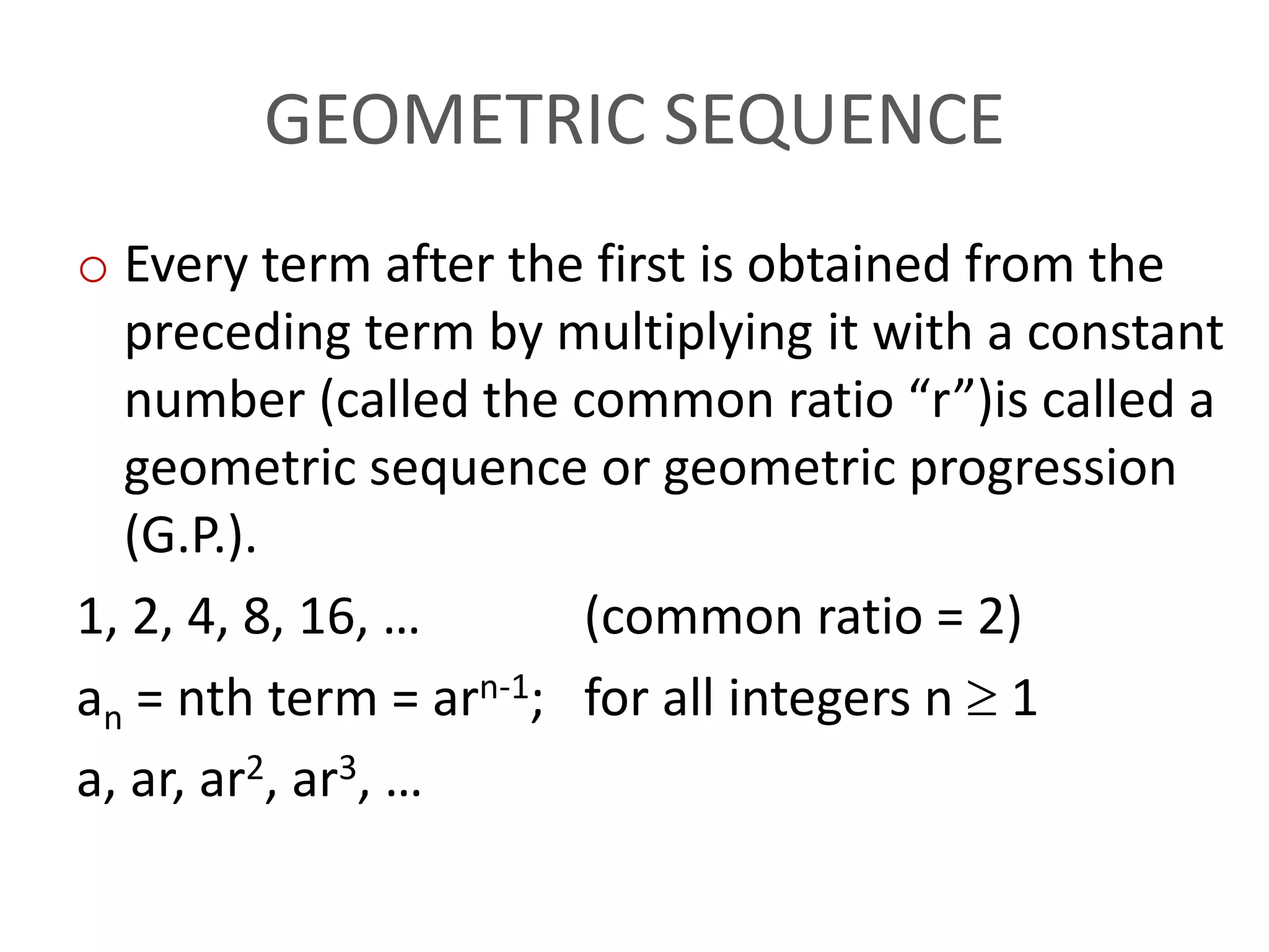 Sequences | PPTX