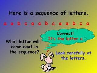 sequencesPATTERN ARITNETICM SEQUENCE.ppt