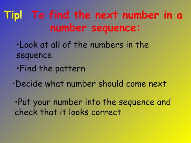 sequencesPATTERN ARITNETICM SEQUENCE.ppt