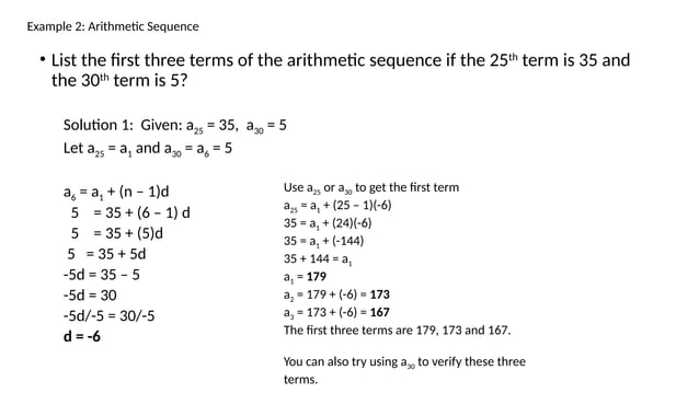 Statistics and Probability - sequences-and-Series.ppsx | Free Download