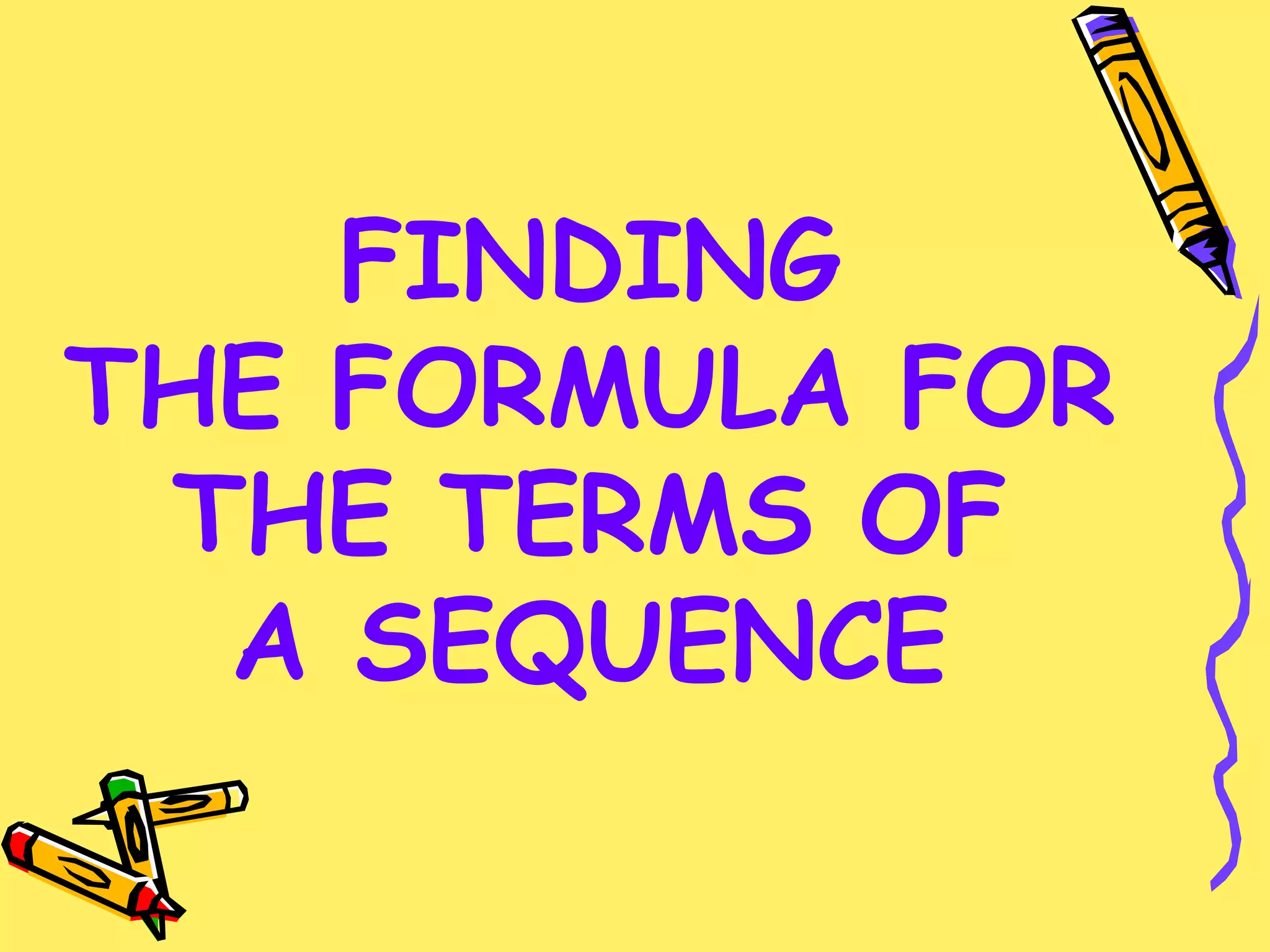 Sequences finding a rule | PPT