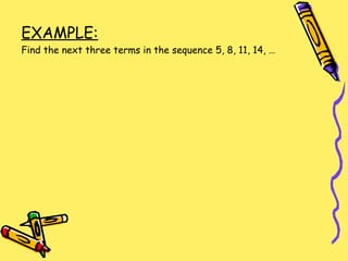 Sequences finding a rule | PPT