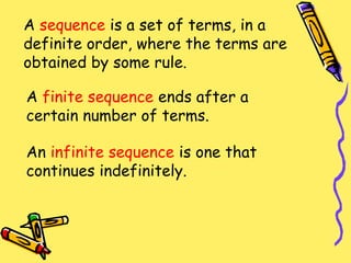 Sequences finding a rule | PPT