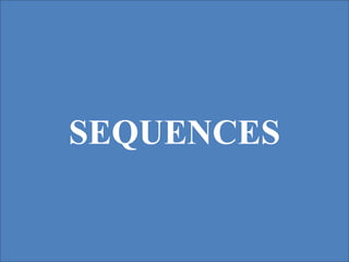 Sequences | PPT