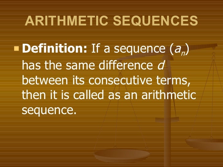 Sequences and series