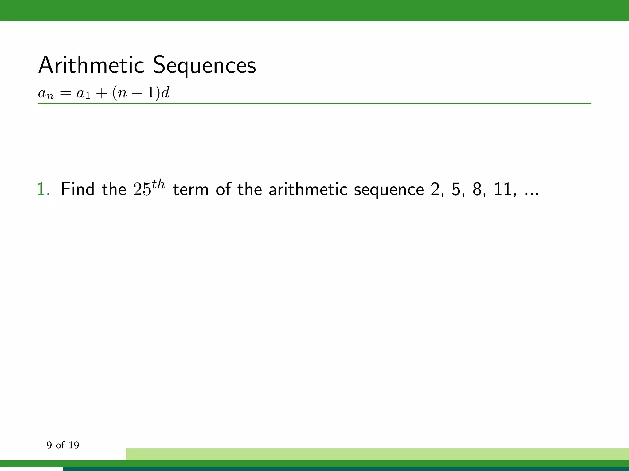 Sequences and series | PDF