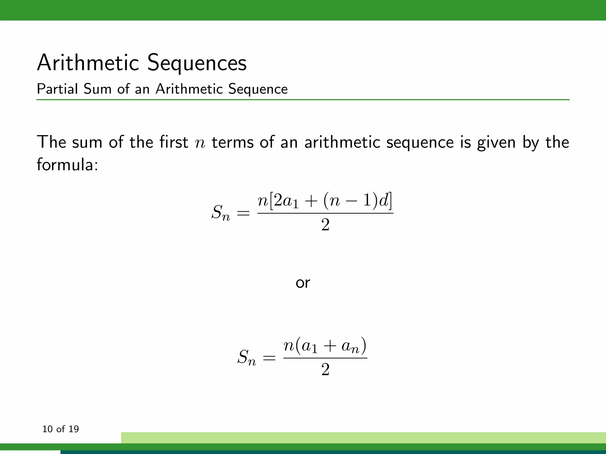 Sequences and series | PDF
