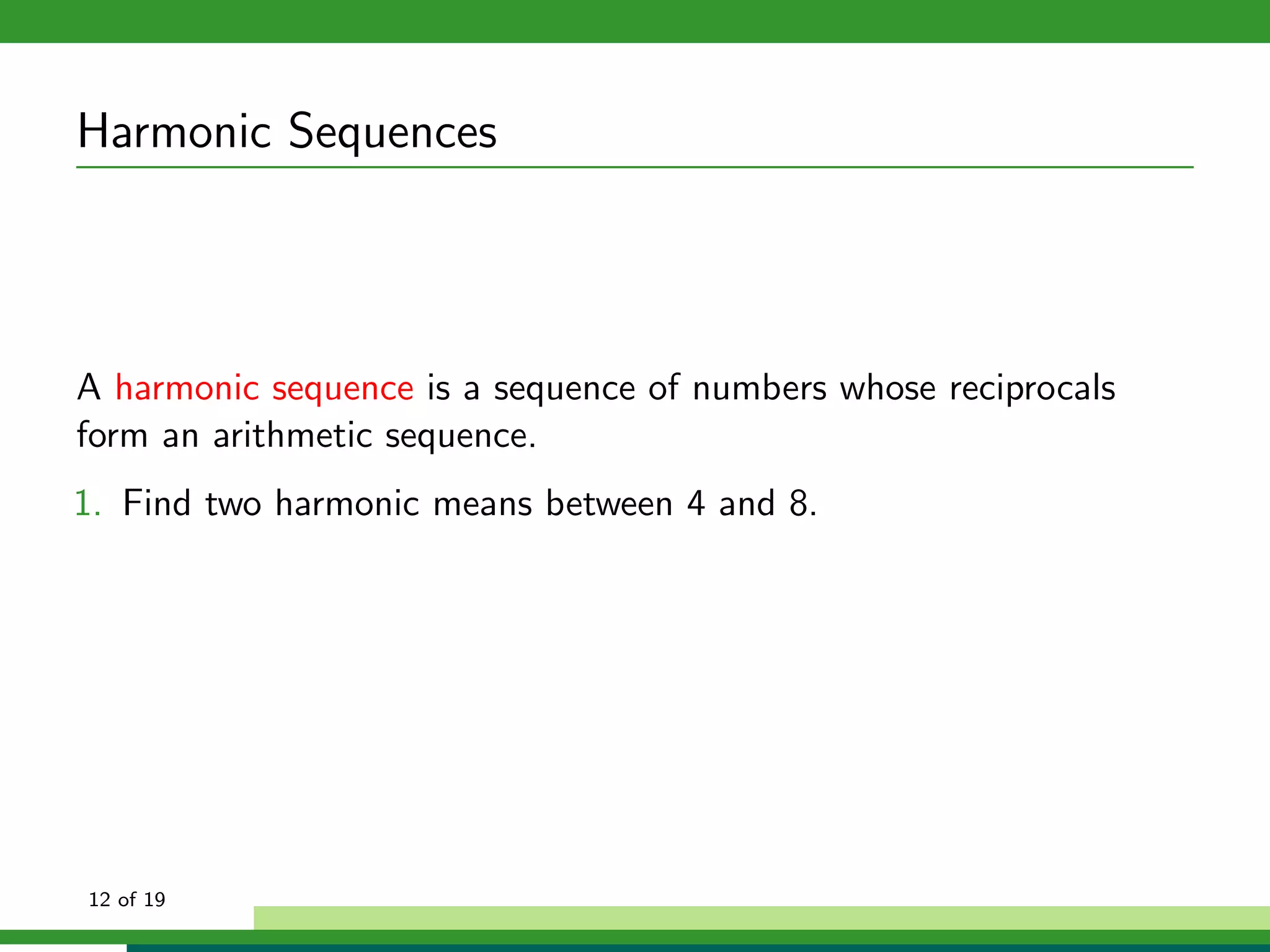Sequences and series | PDF