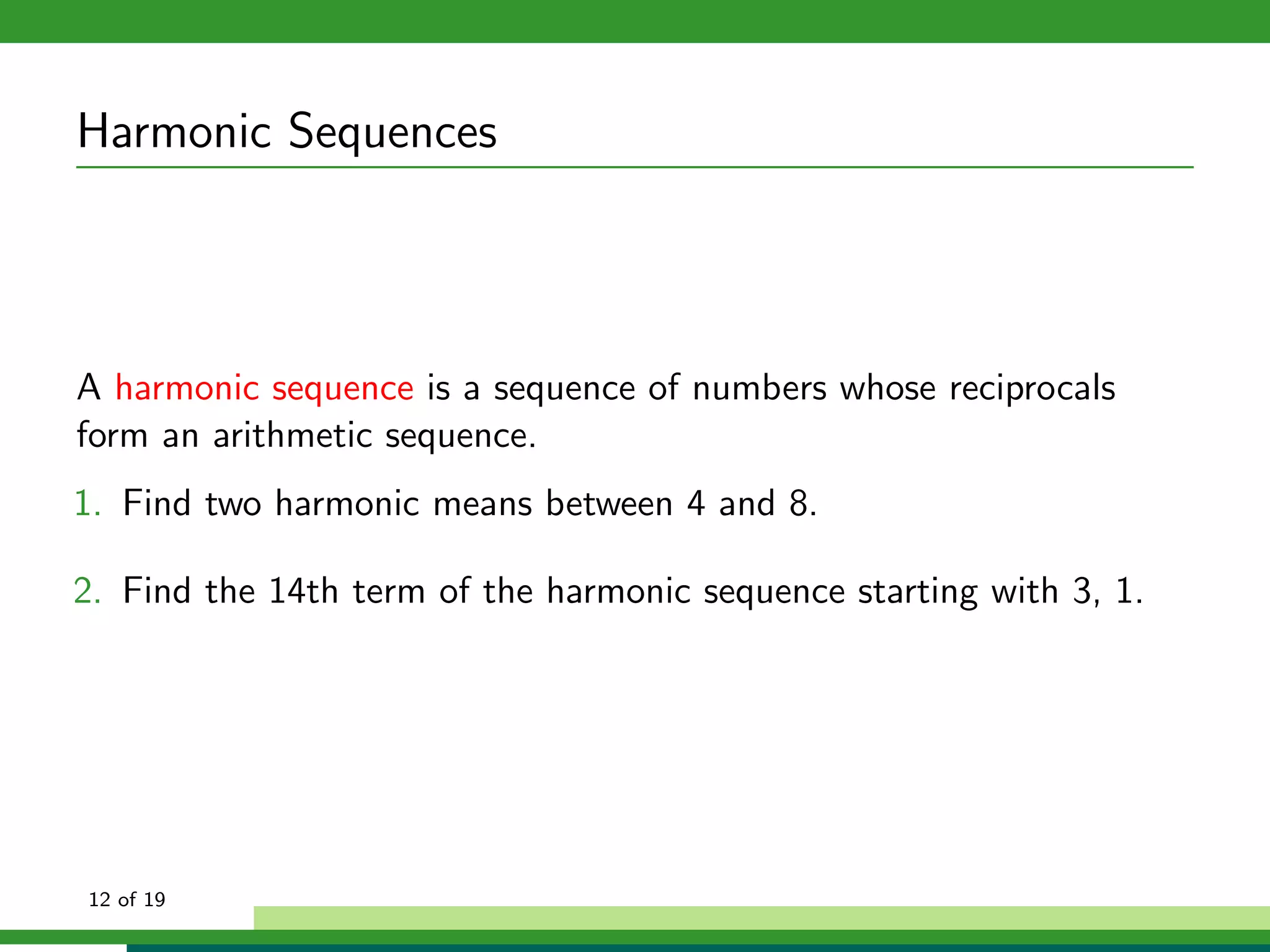 Sequences and series | PDF