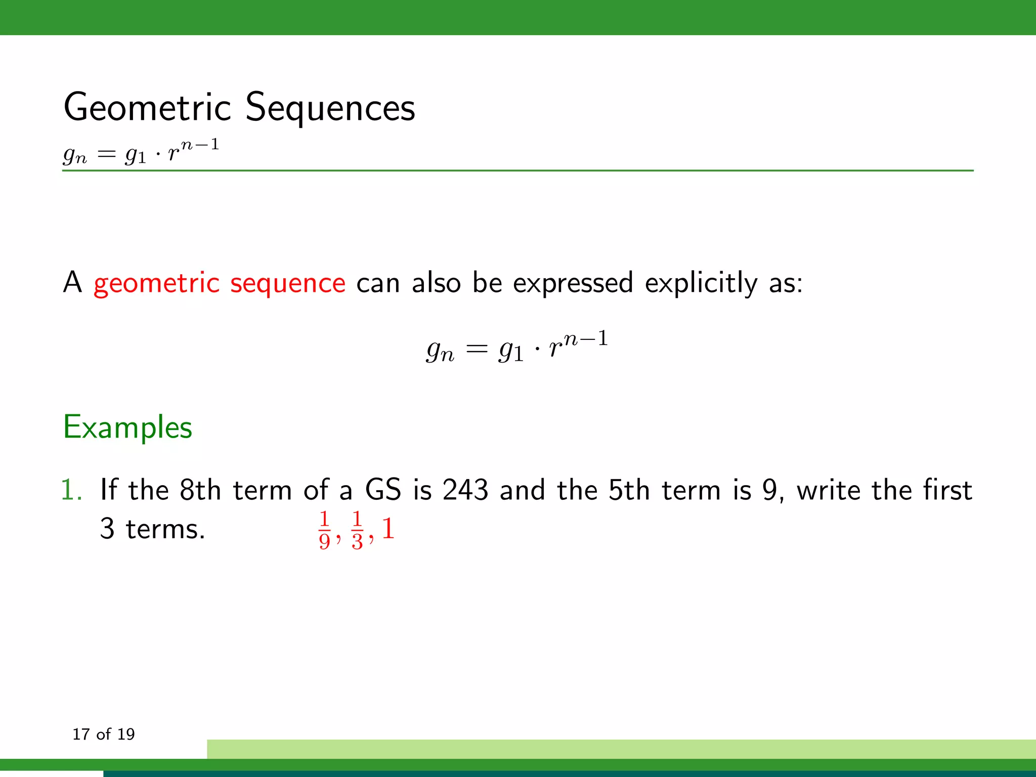 Sequences and series | PDF
