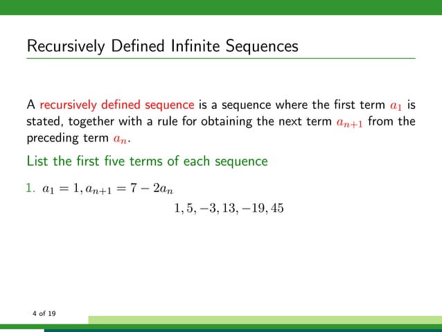 Sequences and series | PDF | Science