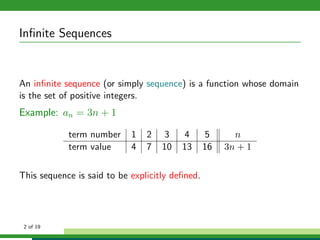 Sequences and series | PDF