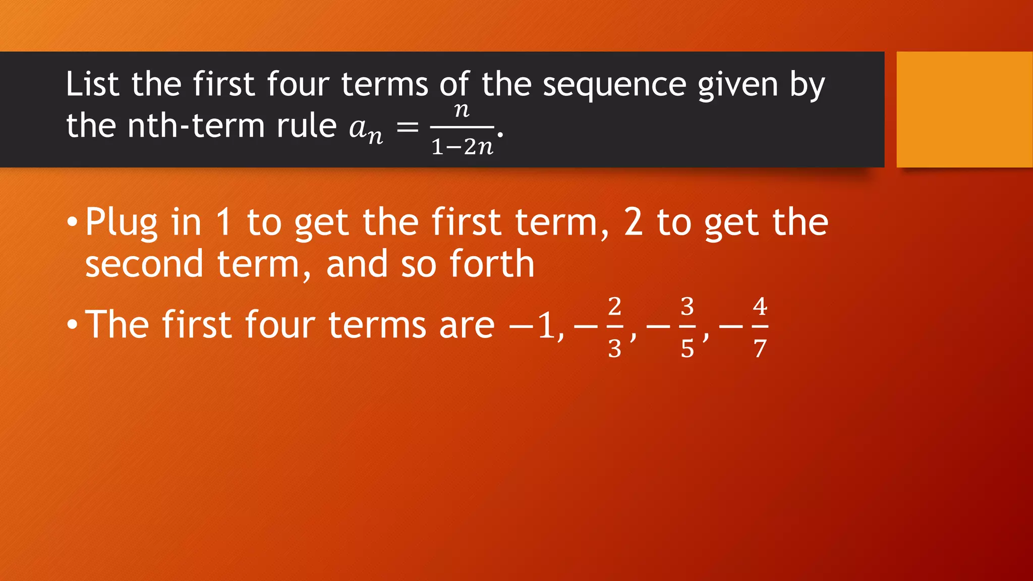 Sequences and Series | PPTX