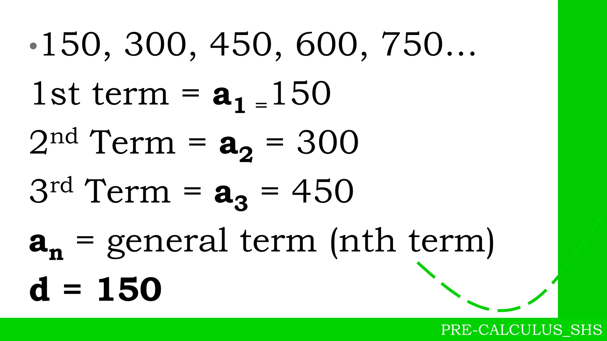 Sequences and Series. Pre Calculus g12ppt | PPT