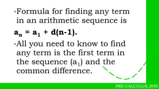 Sequences and Series. Pre Calculus g12ppt | PPT