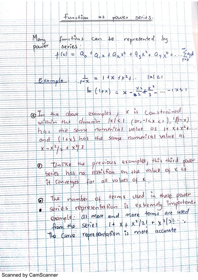 Sequences and series notes with examples | PDF