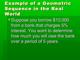Sequences and series power point | PPT