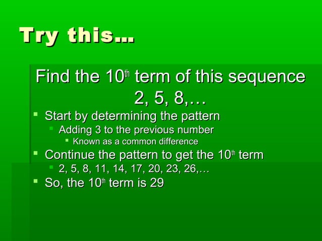 Sequences and series power point | PPT | Science