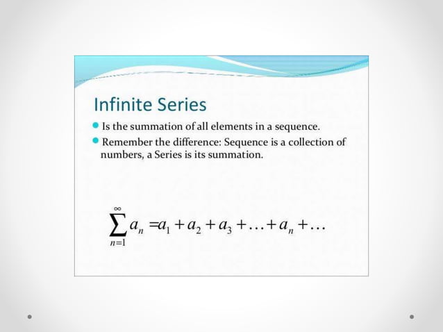 Sequences and series ppt | PPTX