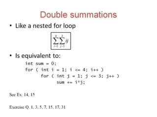 Sequences and summations | PPT